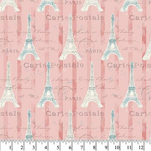 Amazon.com: Iconic Paris Cotton Fabric by The Yard : Arts, Crafts & Sewing