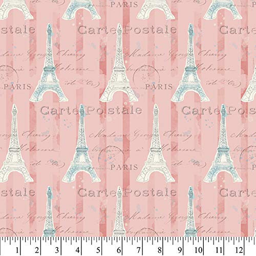 Amazon.com: Iconic Paris Cotton Fabric by The Yard : Arts, Crafts & Sewing