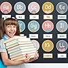Amazon.com: 126pcs Word Wall Bulletin Board Set Boho Rainbow Alphabet ...