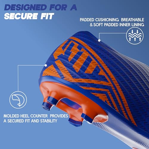 KONEX Sprint Lightweight Football Shoes for Men & Women | Breathable ...