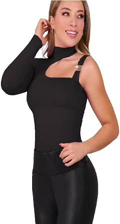 Ritchi Bodysuit top for women tummy control Body shape one shoulder ...