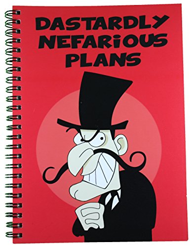 Dastardly Nefarious Plans A5 Diary Ruled Pages : Amazon.in: Office Products