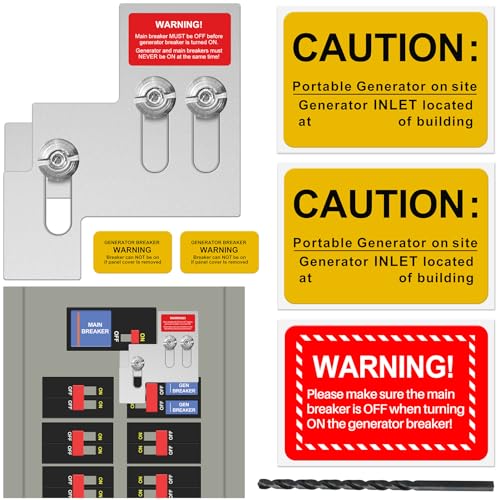 inzizik Generator Interlock Kit for Square D QO/Homeline 100-125 Amp ...