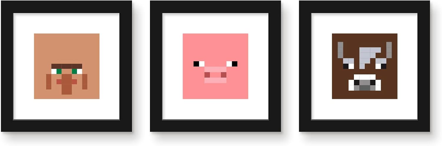 Amazon.com: Trends International Gallery Pops Minecraft - Iconic Pixels ...