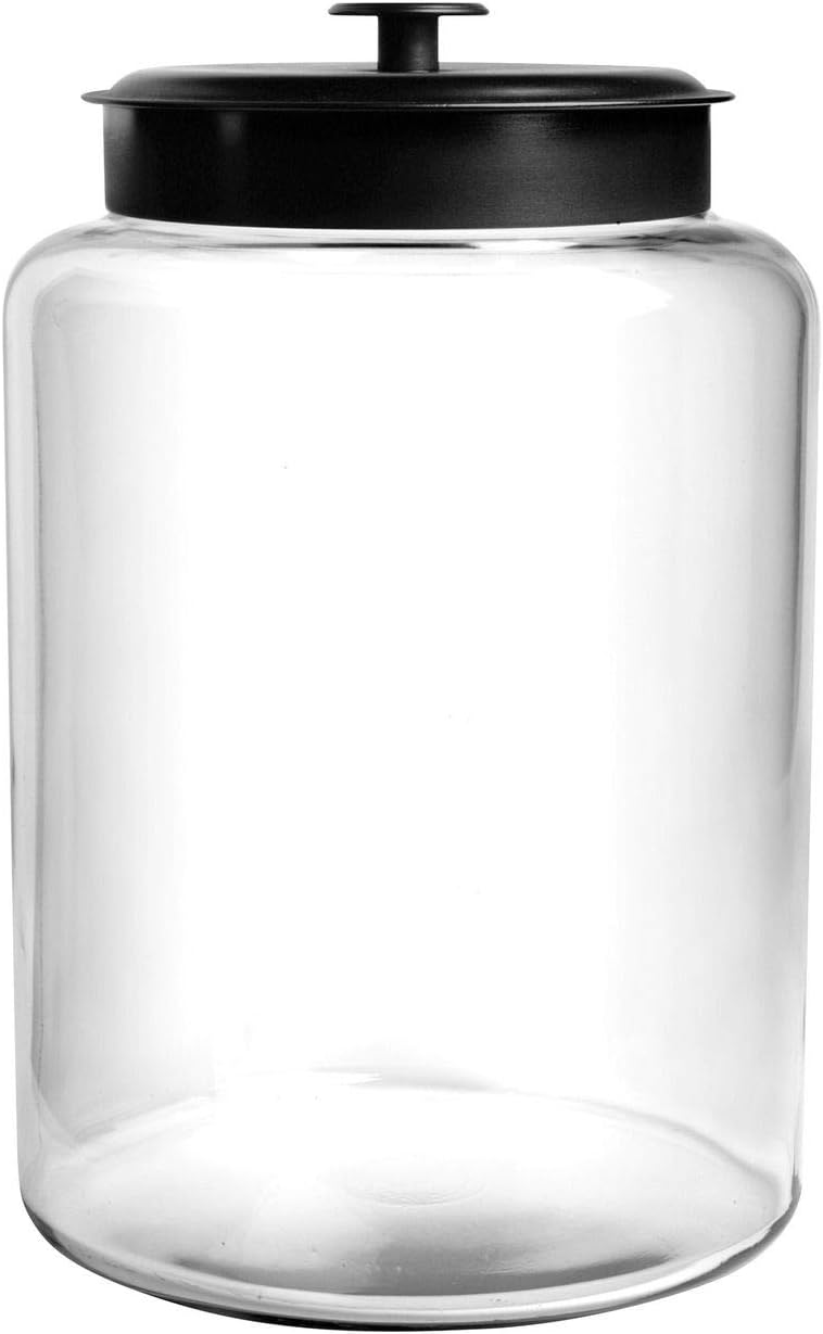 Amazon.com: Daitouge 2.5 Gallon Wide Mouth Glass Jars with Lids, Heavy ...