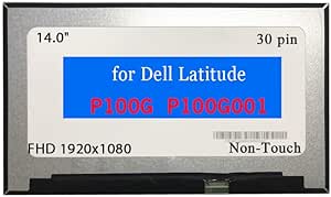 Amazon.com: B140HAN04.6 Screen Replacement for Dell Latitude P100G P100G001 14.0" FHD 1920x1080 ...