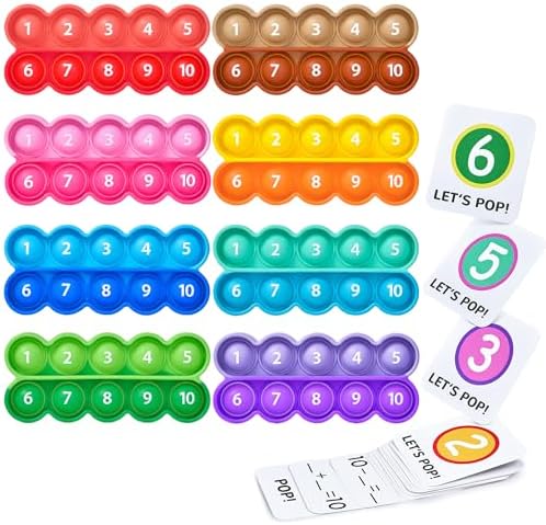 Amazon.com: Joycat Ten-Frame Pop Fidget Toys-Math Manipulative for ...