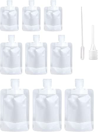 Amazon.co.jp: Pouch Container, Travel Bottle, Bag, Small Divided ...