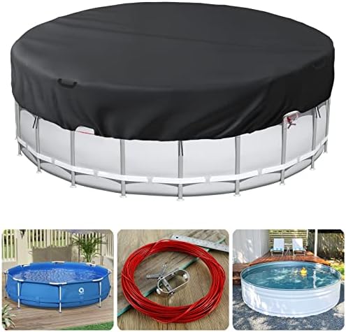 Amazon.com : Bitubi 18 Ft Round Pool Cover,Solar Covers for Above ...