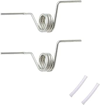 2PCS DA81-01345B Refrigerator Divider Door Spring & DA81-01346A White ...