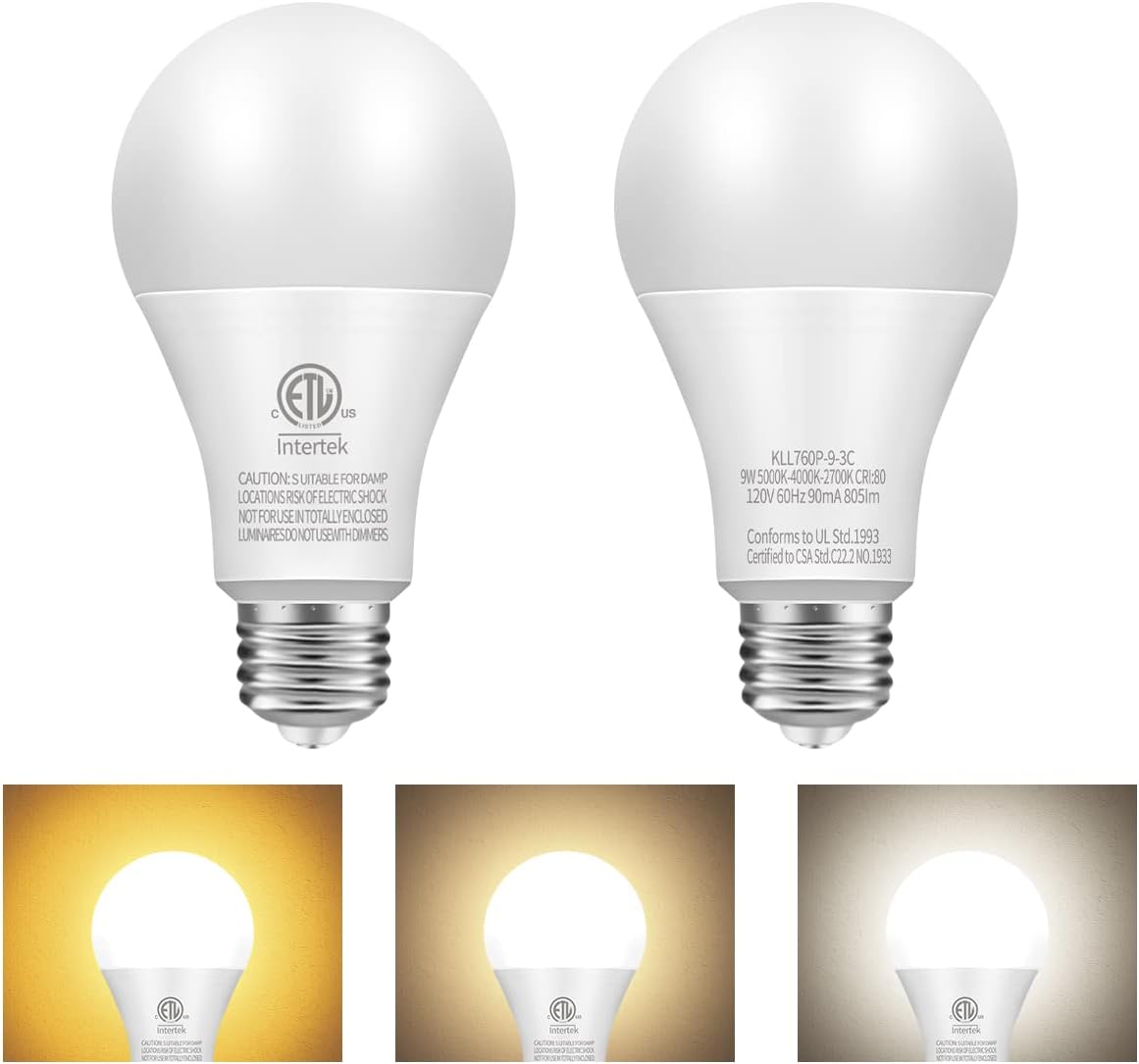 Feit Electric LED Built-in Motion Sensor Intellibulb - A19 with an E26 ...
