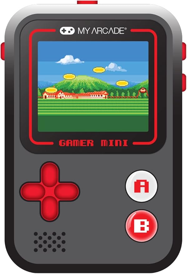 Amazon.com: My Arcade Gamer Mini Classic-Red: Miniature Handheld Gaming ...