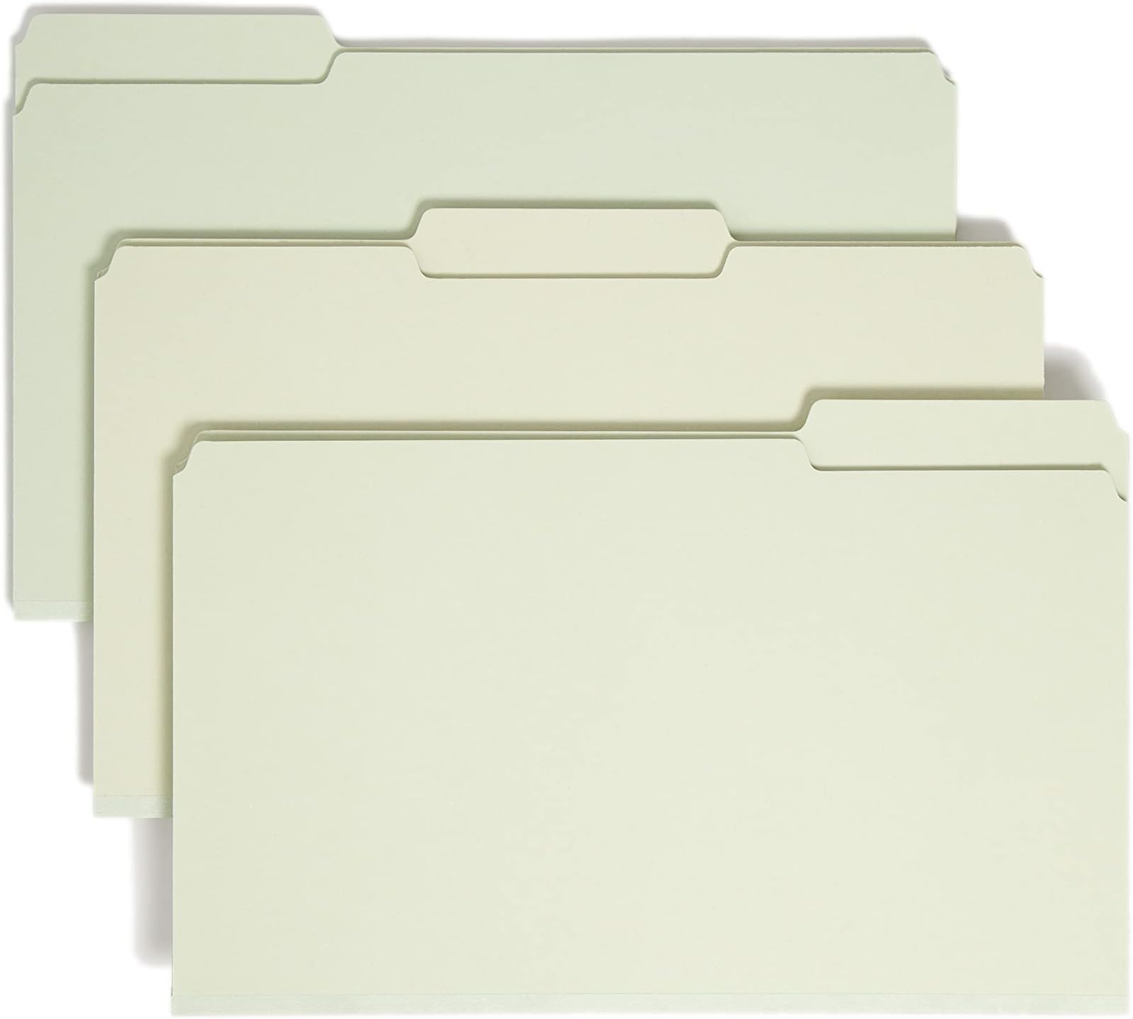 Amazon.com : Smead Pressboard File Folder, 1/3-Cut Tab, 1" Expansion ...