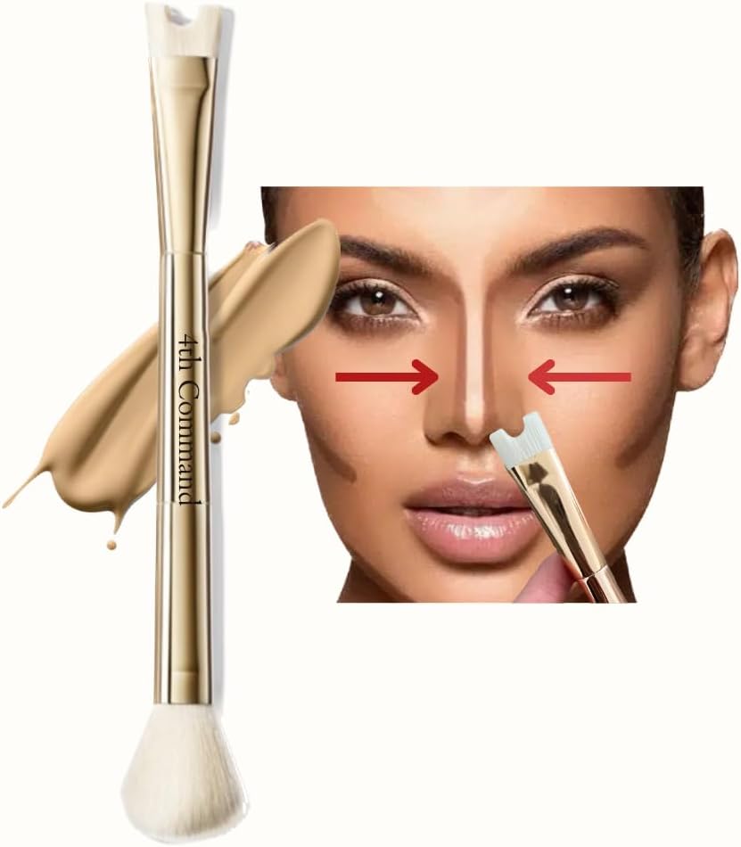 Amazon.com: Katelia Beauty Precision Duo Contour Brush for Sculpting ...