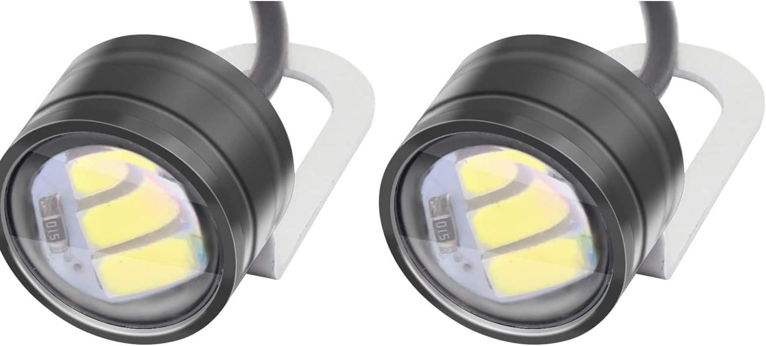 ePathChina 2pcs Eagle Eye LED Light, Universal COB Diaphragm Daytime ...
