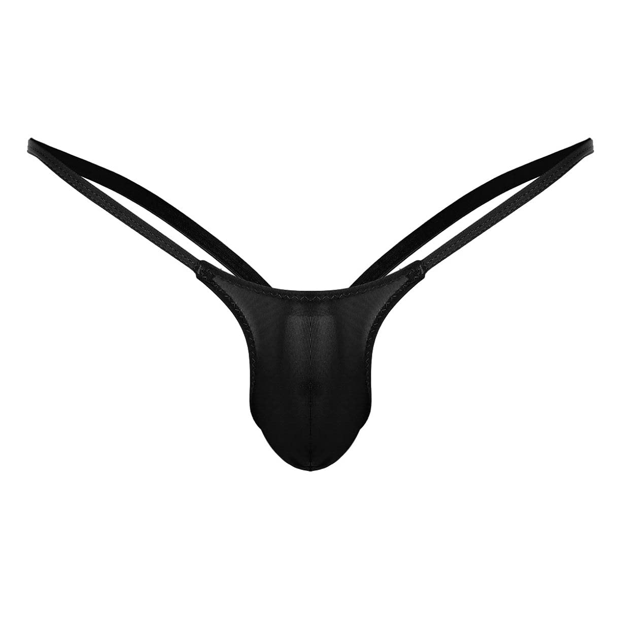Buy Men's Sheer Mesh See Through Thongs T-Back G-Strings Underwear Low ...