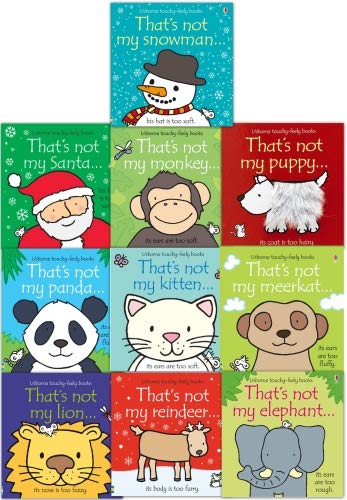 Thats Not My Toddlers 10 Books Collection Set Pack Fiona Watt (Touchy ...