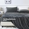 Amazon.com: YIYEA Faux Fur Sheets, Luxury Ultra Soft Fleece Bed Sheets ...