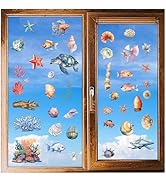 Amazon.com: CRASPIRE 8 Sheets Sea Life Window Decals Stickers Ocean 3D ...