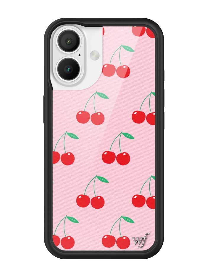 Amazon.com: Wildflower Cases - Pink Cherries, Compatible with Apple iPhone 16 | Red Fruit ...