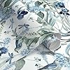 lenify Floral Wallpaper Peel and Stick Blue Flower Contact Paper 16 ...