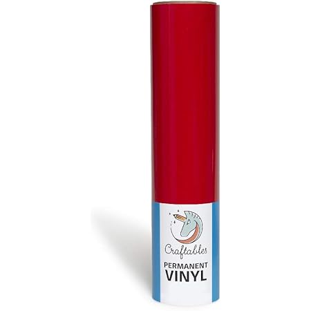 Amazon.com: ORACAL 651 Glossy Permanent Vinyl 12 Inch x 6 Feet - Red ...