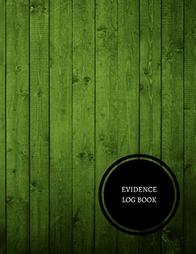 Evidence Log Book: Evidence Collection Log: Amazon.co.uk: For All ...