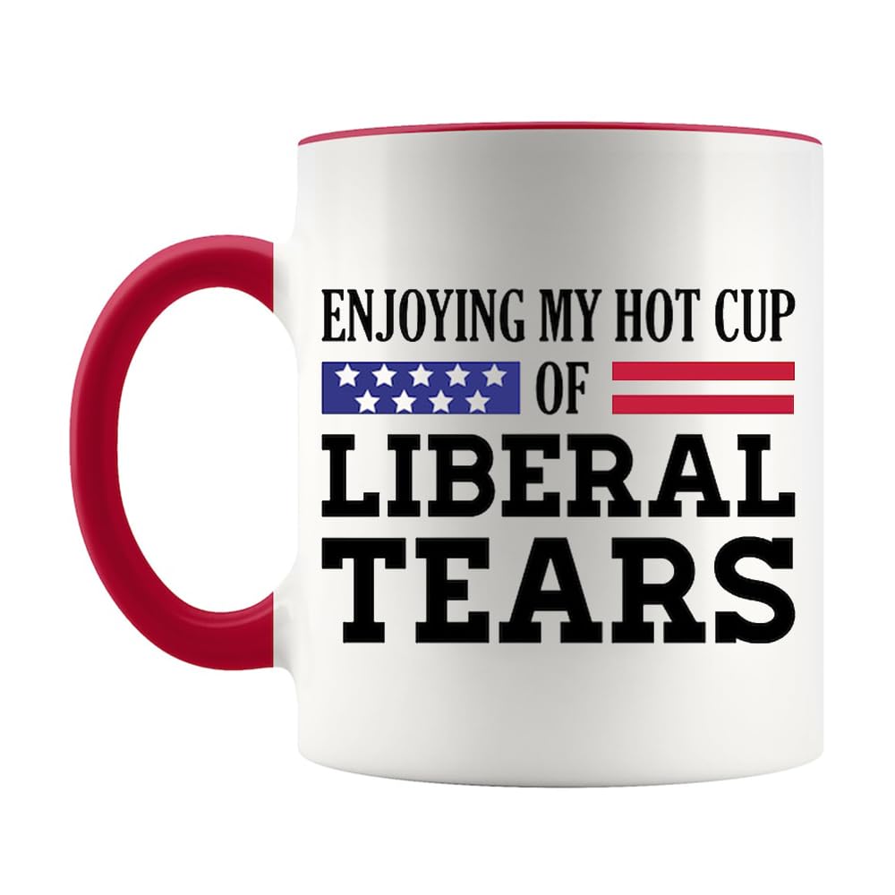 Amazon.com: YOLANDEEUROKOK Liberal Tears Mug, Friend Colleague Mug ...
