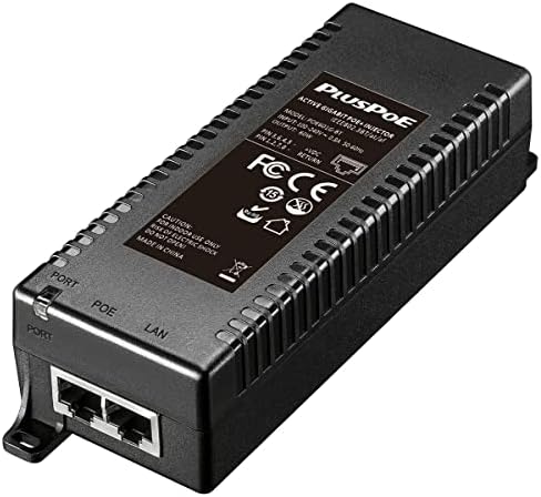 Amazon.com: 60W Gigabit PoE++ Injector - 10/100/1000Mbps, RJ-45 ...