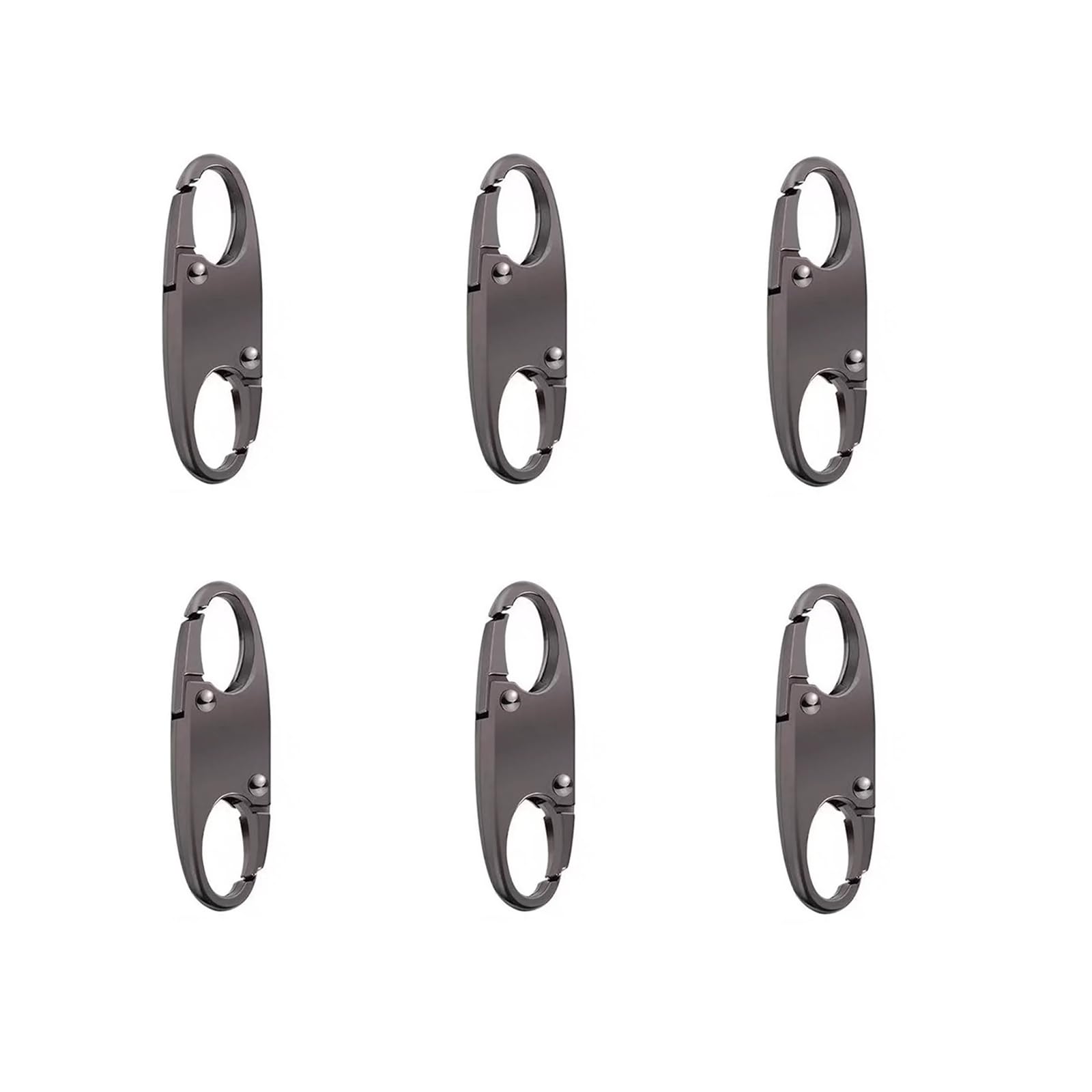 Amazon.com: 6PCS Zipper Clips Anti Theft Small Carabiner Clip Purse ...