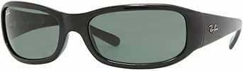Amazon.com: Ray Ban Sunglasses RB4137 601/71 Black/Green 59mm ...