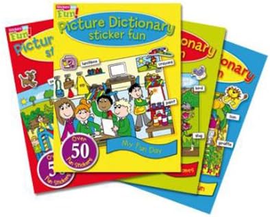 Amazon.com: PICTURE DICTIONARY STICKER FUN - OVER 50 FUN STICKERS ...