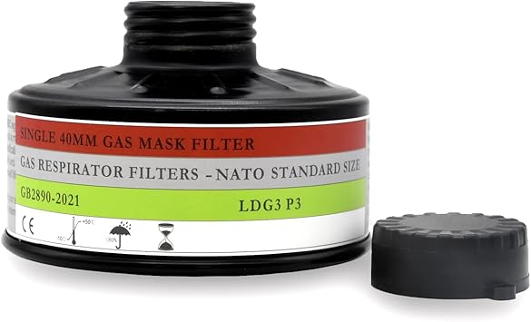 Gas Mask Filter NATO Specifications NBC for 40mm Gas Masks Filter with ...