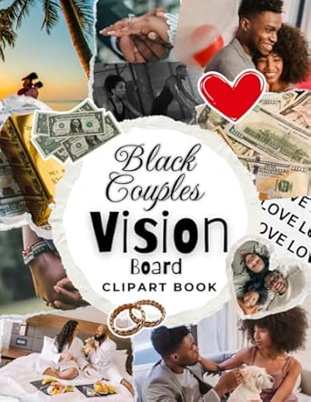 2025 Black Couples Vision Board Clipart Book: inspirational Pictures ...