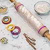 Amazon.com: GreenOlive Rolling Pin Guide Ring Spacer Bands (8 Piece Set ...