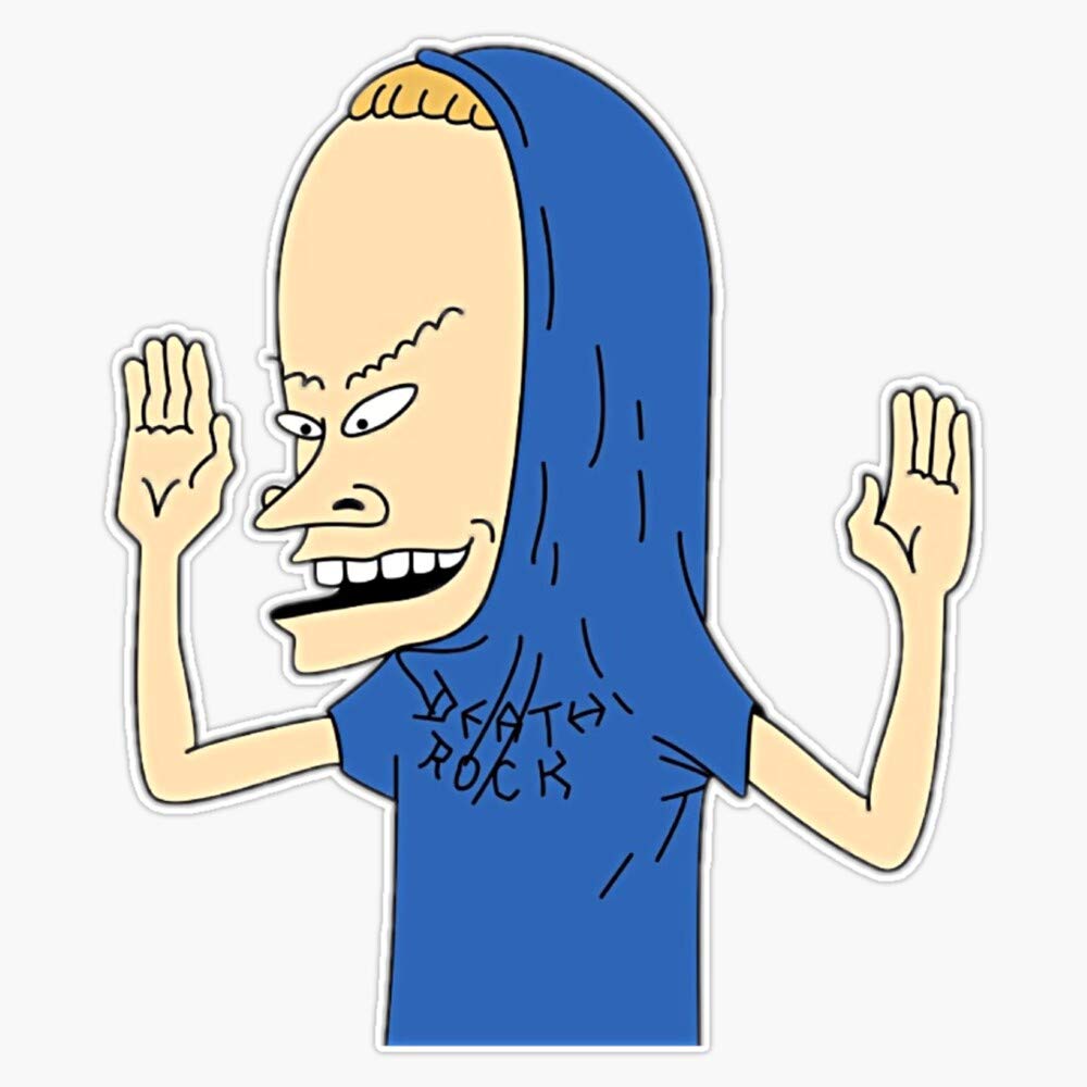 Amazon.com: Beavis and Butthead Sticker Vinyl Bumper Sticker Decal ...