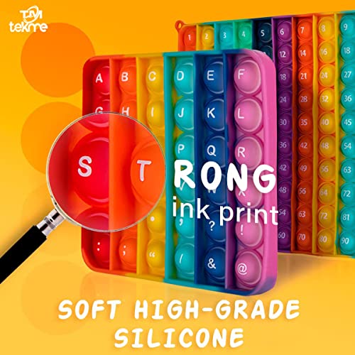 tekme Educational Pop It Fidget Toy With Alphabets for Kids - Push ...