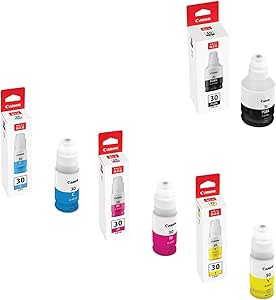 Amazon.co.jp: 【純正品 4色セット】 キヤノン インクボトル GI-30 4色セット (GI-30 PGBK/C/M/Y) 対応機種：G5030/G6030/G7030 ...