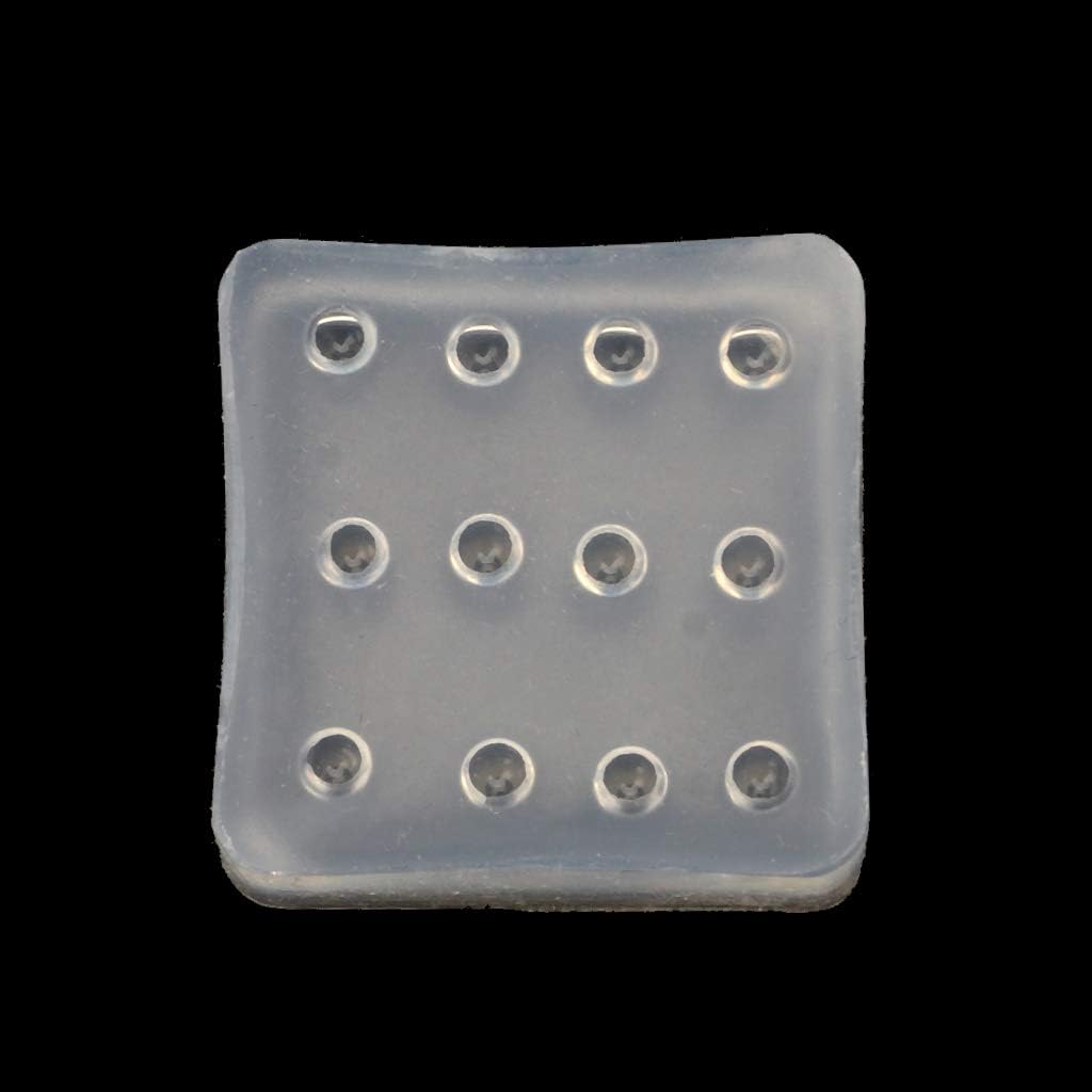 Amazon.com: Transparent Beads Silicone Resin Mold 4mm Round Beads Molds ...
