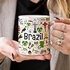 Amazon.com: Lotacy Brazil Symbols Colorful Coffee Mug, Ceramic 11 oz ...