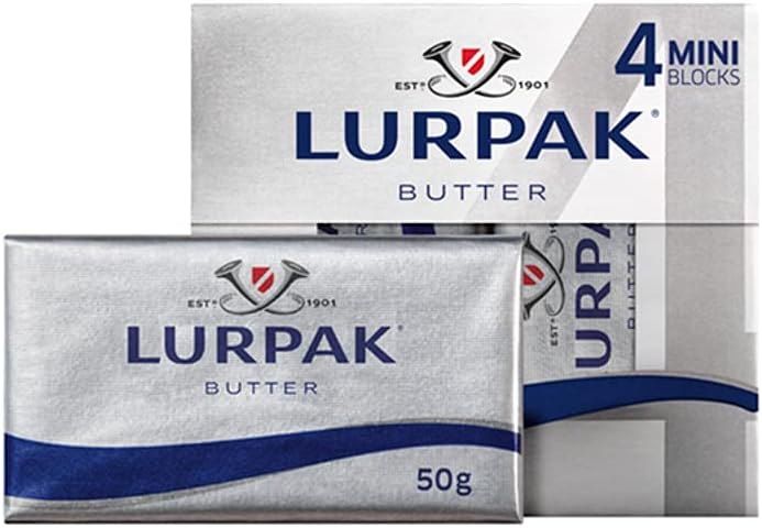 Lurpak Salted 4 Mini Blocks 200G, : Amazon.co.uk: Grocery