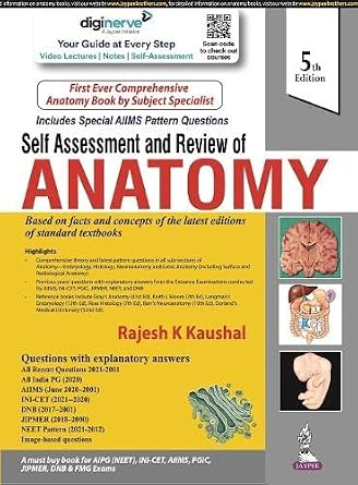 Self Assessment and Review of Anatomy: 9789354656125: Medicine & Health ...