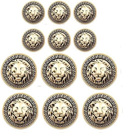 REENA Antique Metal Bronze Round Button for Blazer Suit, Sherwani and ...