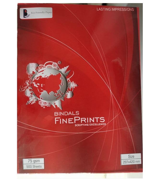 Bindal A3 75 GSM Copier Paper 500 Sheets Pack of 4 : Amazon.in