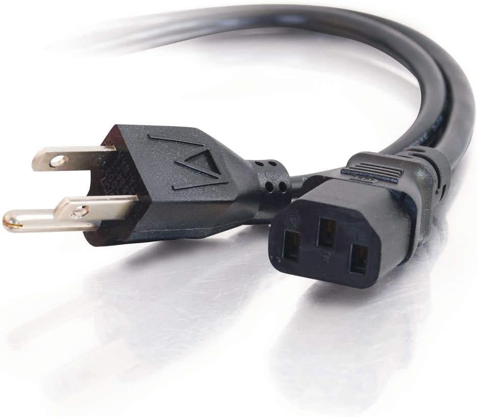 Amazon.com: C2G Universal Power Cord, Computer Extension Cord with 16 ...