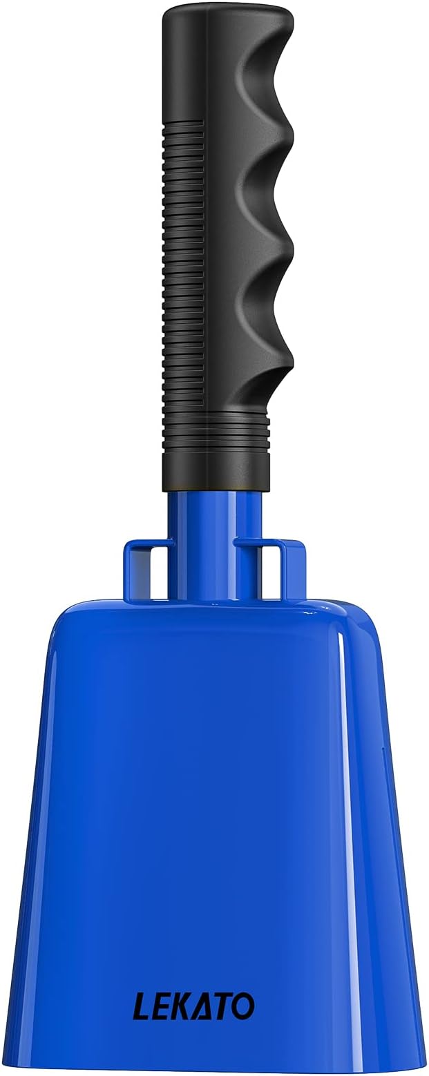 Amazon.com: 8’’ Steel Cow Bell, LEKATO Noise Makers Cowbell with Handle ...