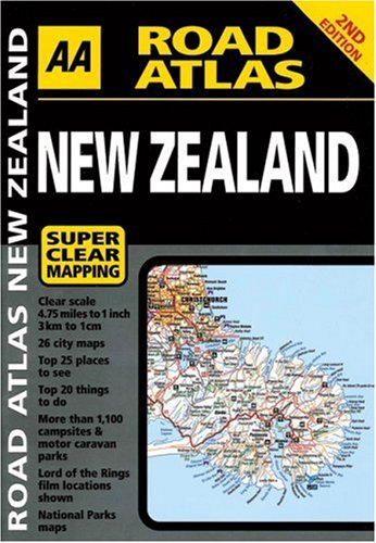 AA Road Atlas New Zealand: Amazon.co.uk: AA Publishing: 9780749545949 ...