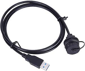 Amazon.com: Waterproof USB Connector, USB Bulkhead Connector USB 3.0 ...
