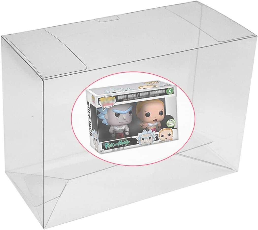 Amazon.com: RUITROLIKER Clear Plastic Protector Case Box Sleeve Display ...