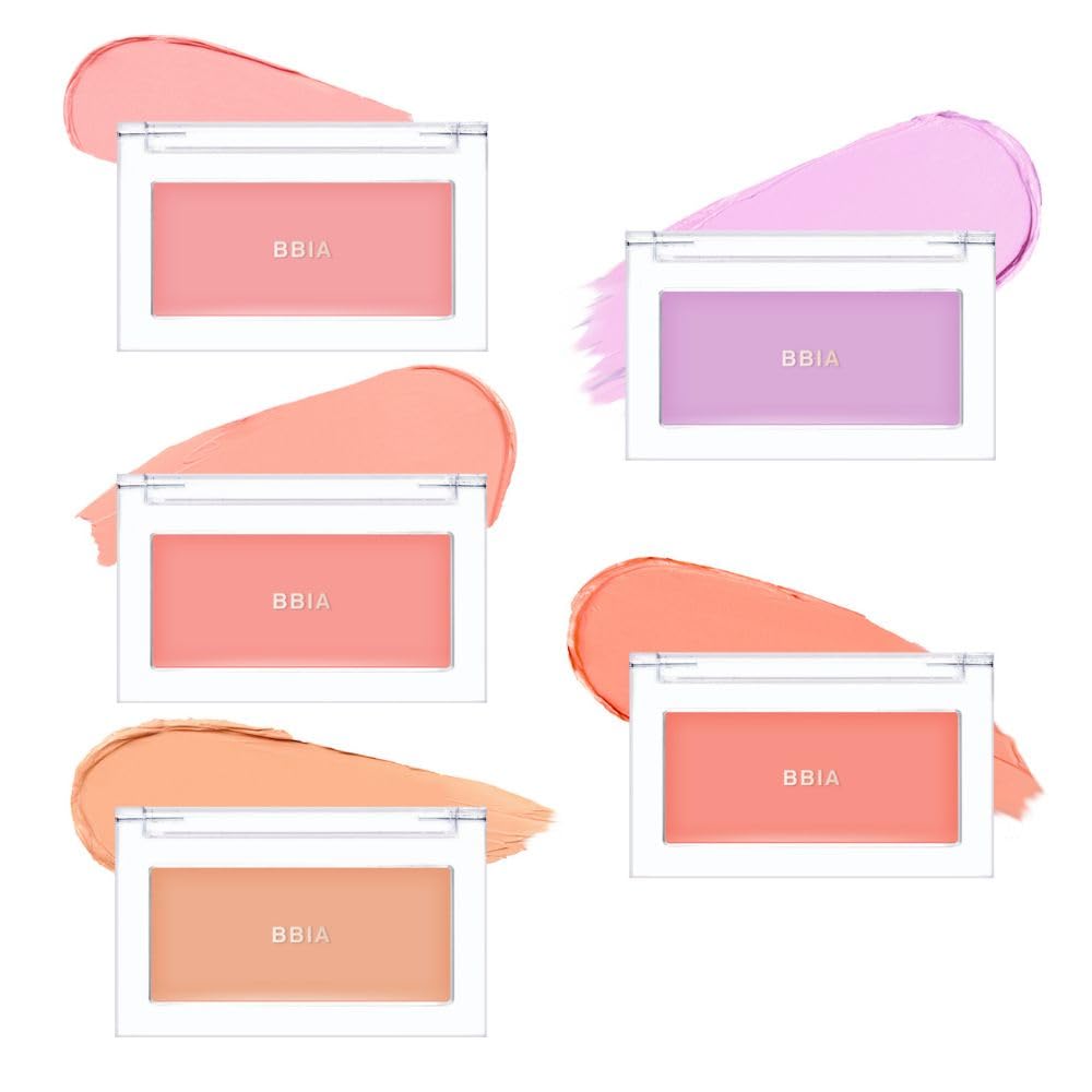Amazon.com : BBIA Ready To Wear Downy Cheek Cream Blush 5 Color (#01~05 ...
